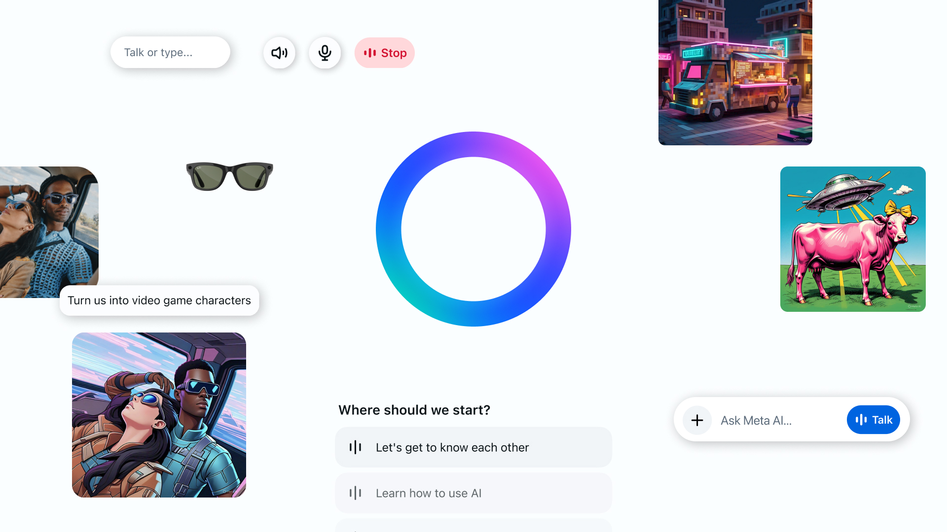 Meta lancia la nuova app Meta AI: dai Rayban al feed Discover
